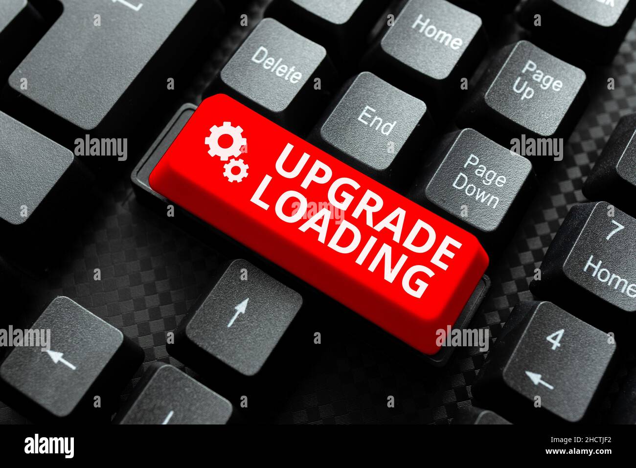 Inspiration showing sign Upgrade Loading. Internet Concept advancement ...