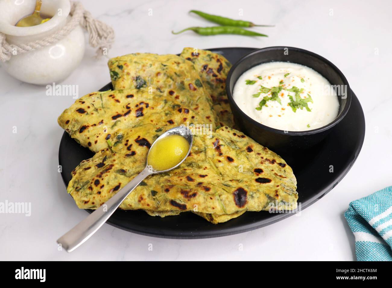 A Food called Methi paratha or Methi thepla is an Indian breakfast dish ...
