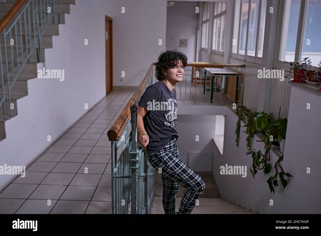 Sara Michael Dedic, a student of Mostar Rock School Stock Photo - Alamy