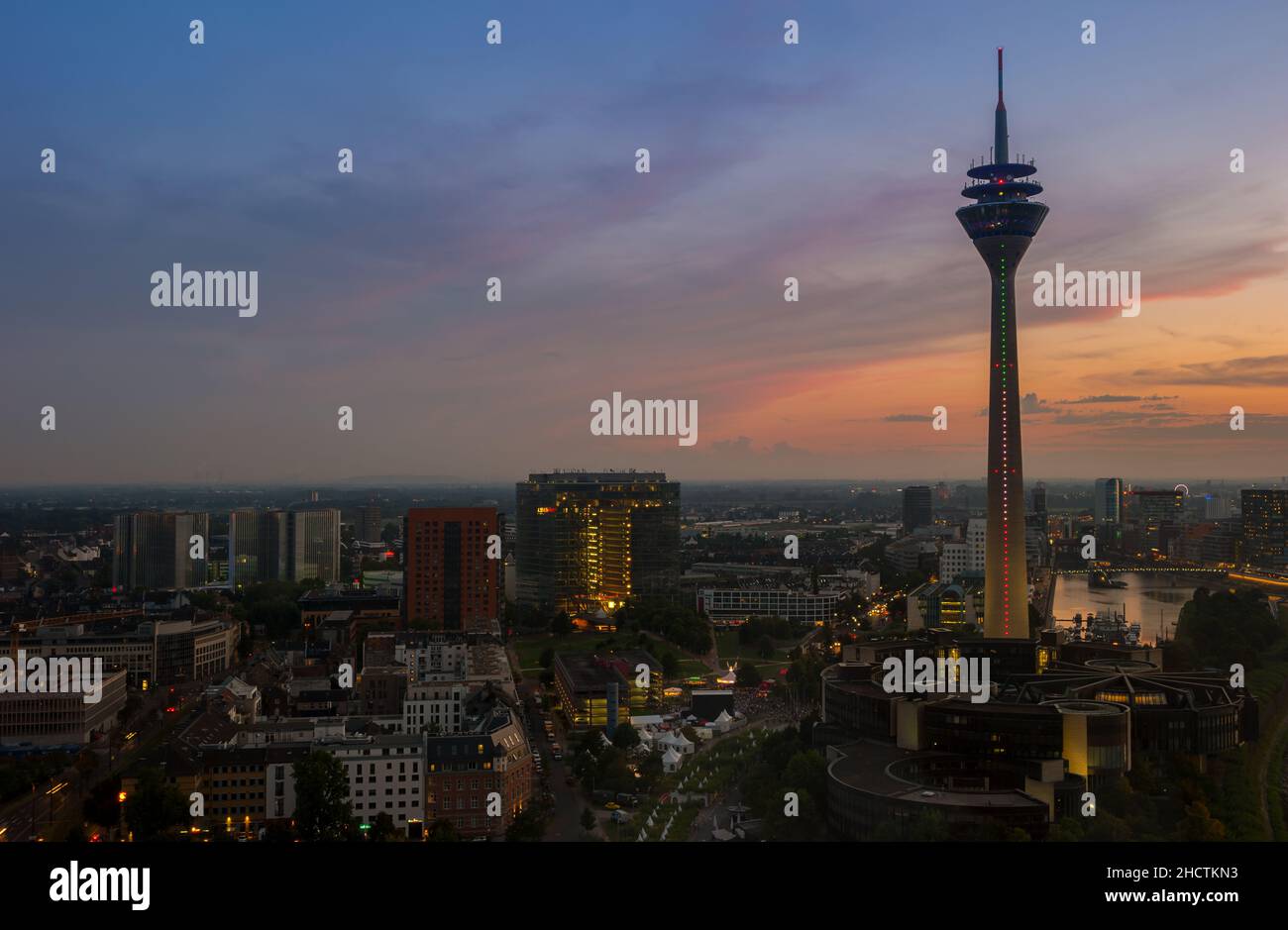 Dusseldorf cityscape hi-res stock photography and images - Alamy