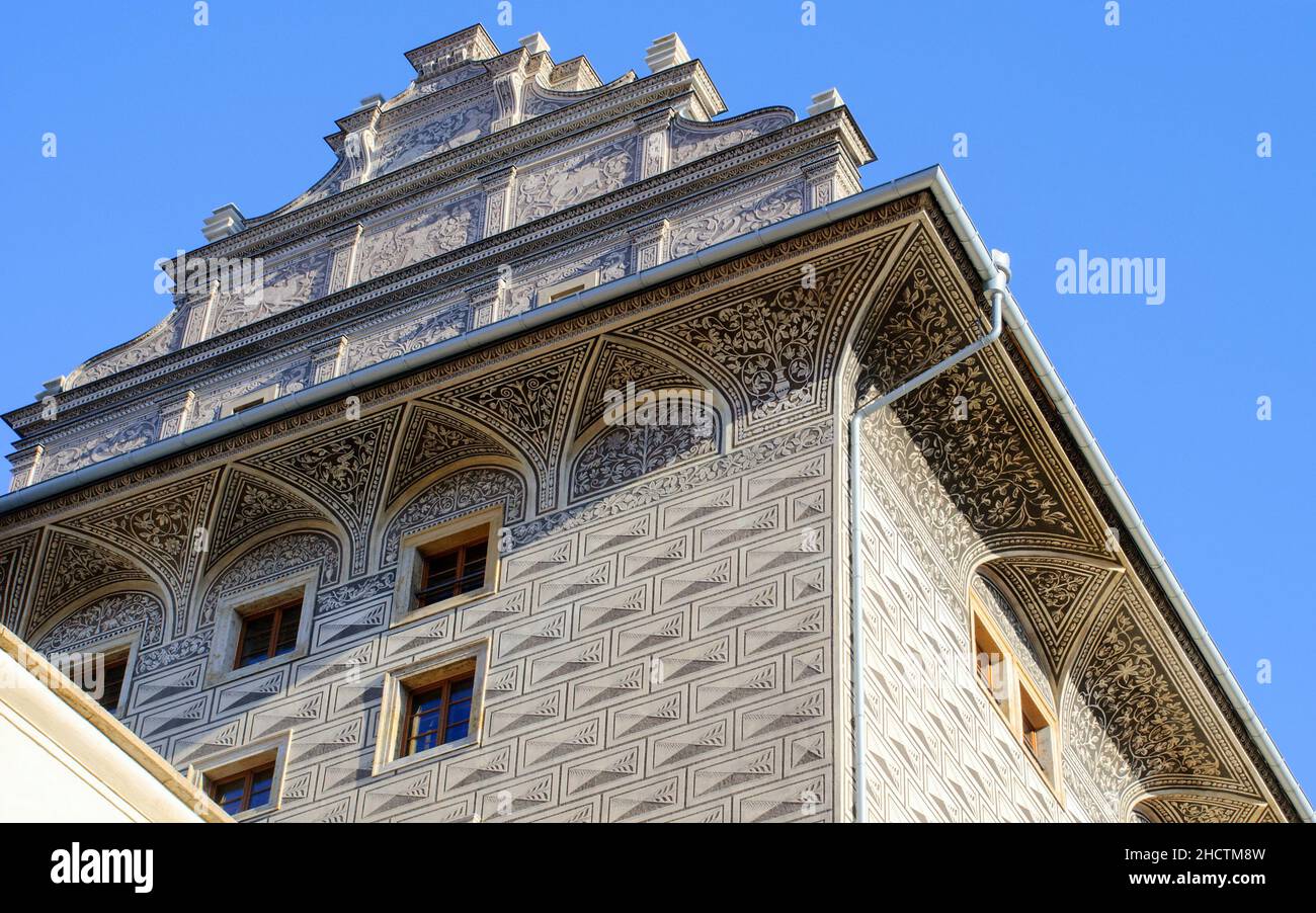 Decorative sgraffito technique hi-res stock photography and images - Alamy