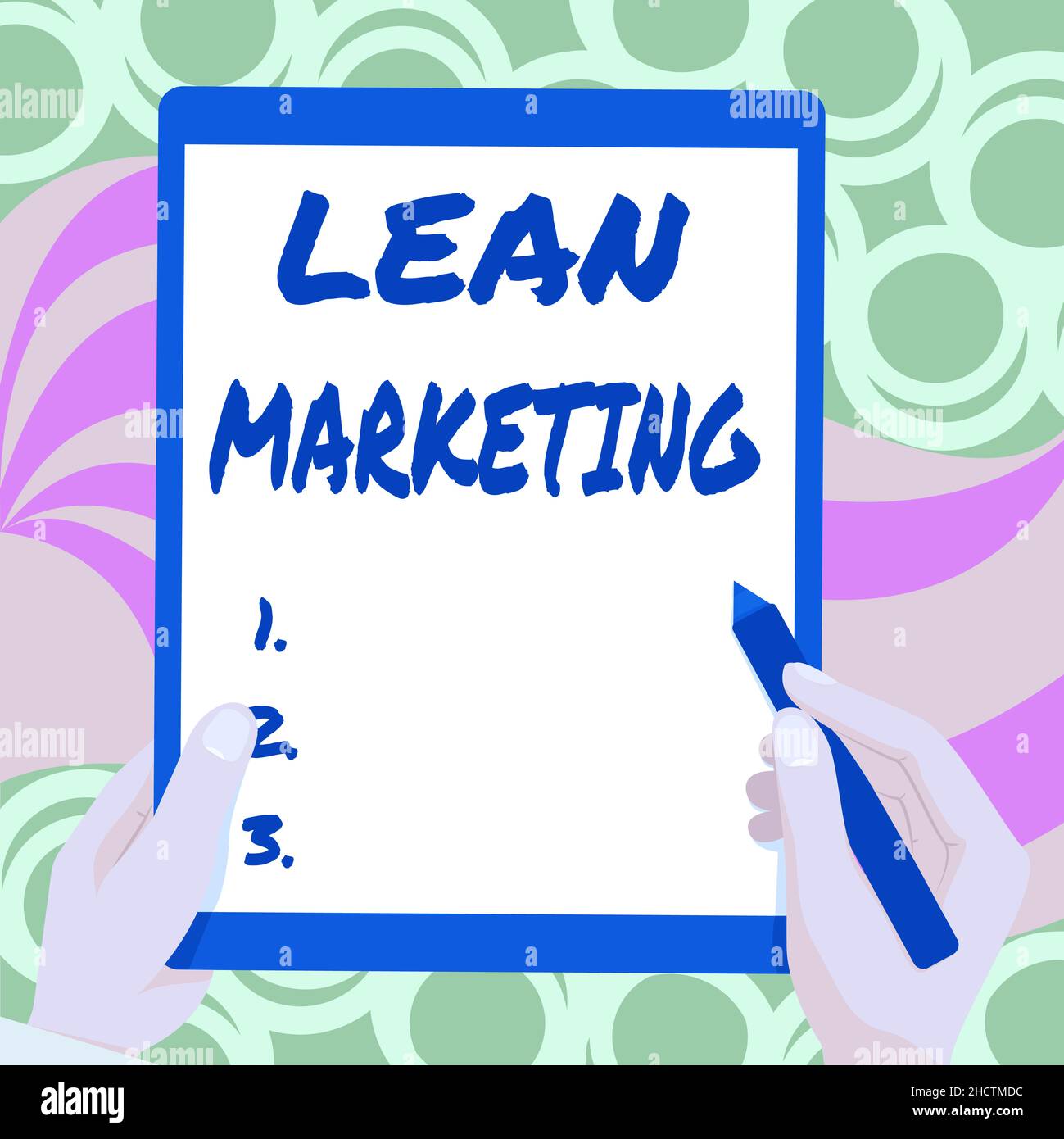 Inspiration showing sign Lean Marketing. Business overview in charge of ...