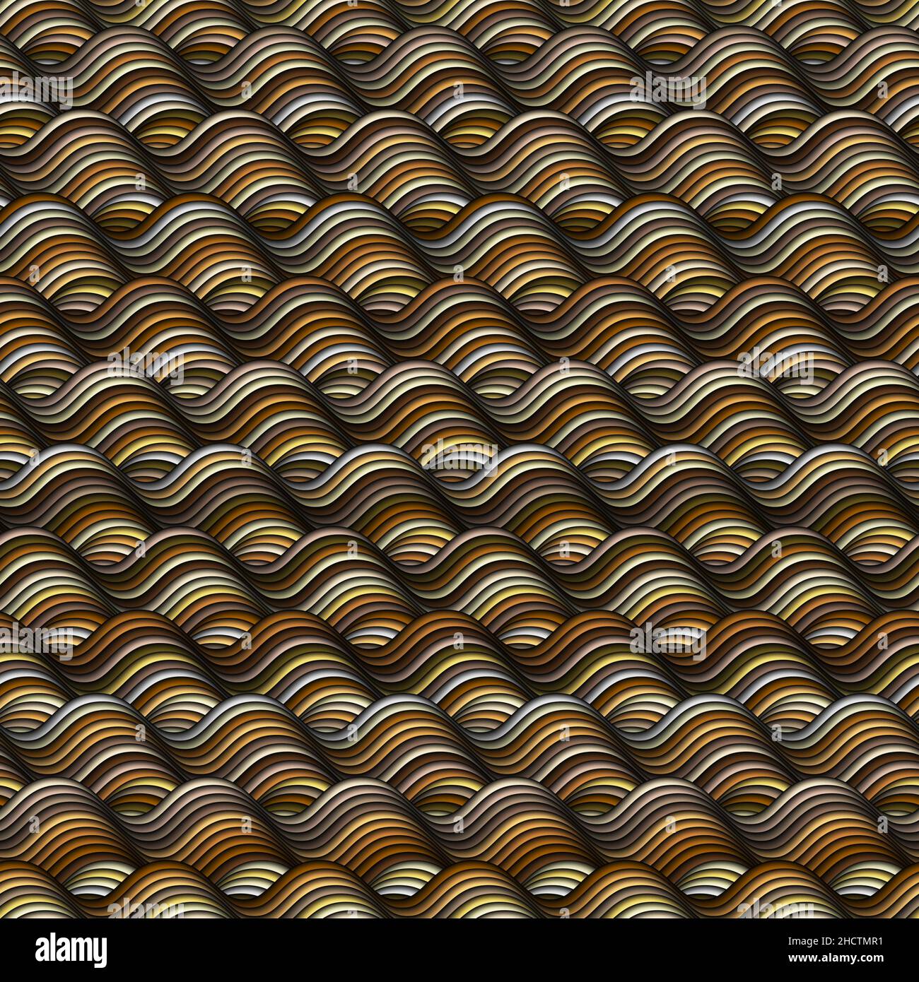 Abstract metallic wave pattern hi-res stock photography and images - Alamy
