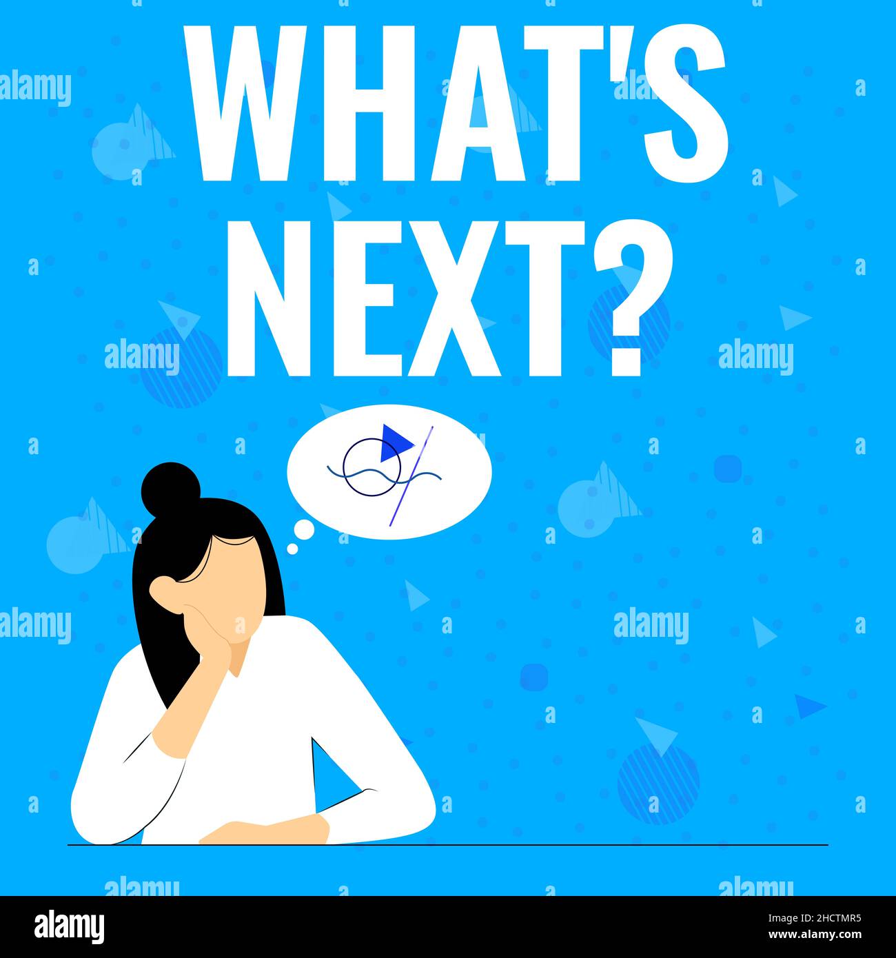 Sign displaying Whats Next Question. Word for Expecting Any Strategy ...