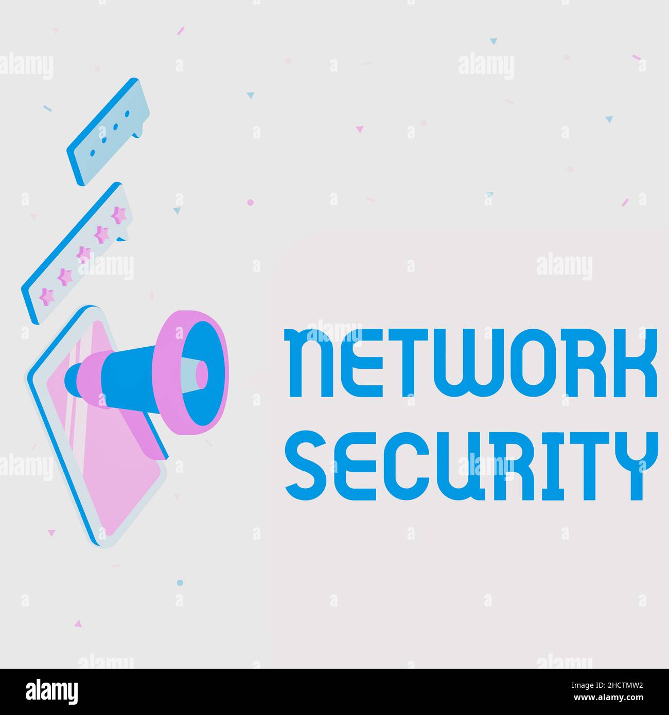 Writing Displaying Text Network Security Internet Concept Practice Of Securing A Computer Web