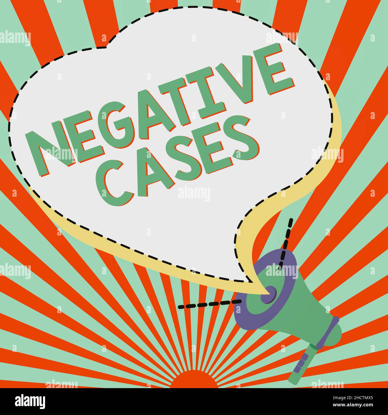 Text caption presenting Negative Cases. Concept meaning circumstances ...