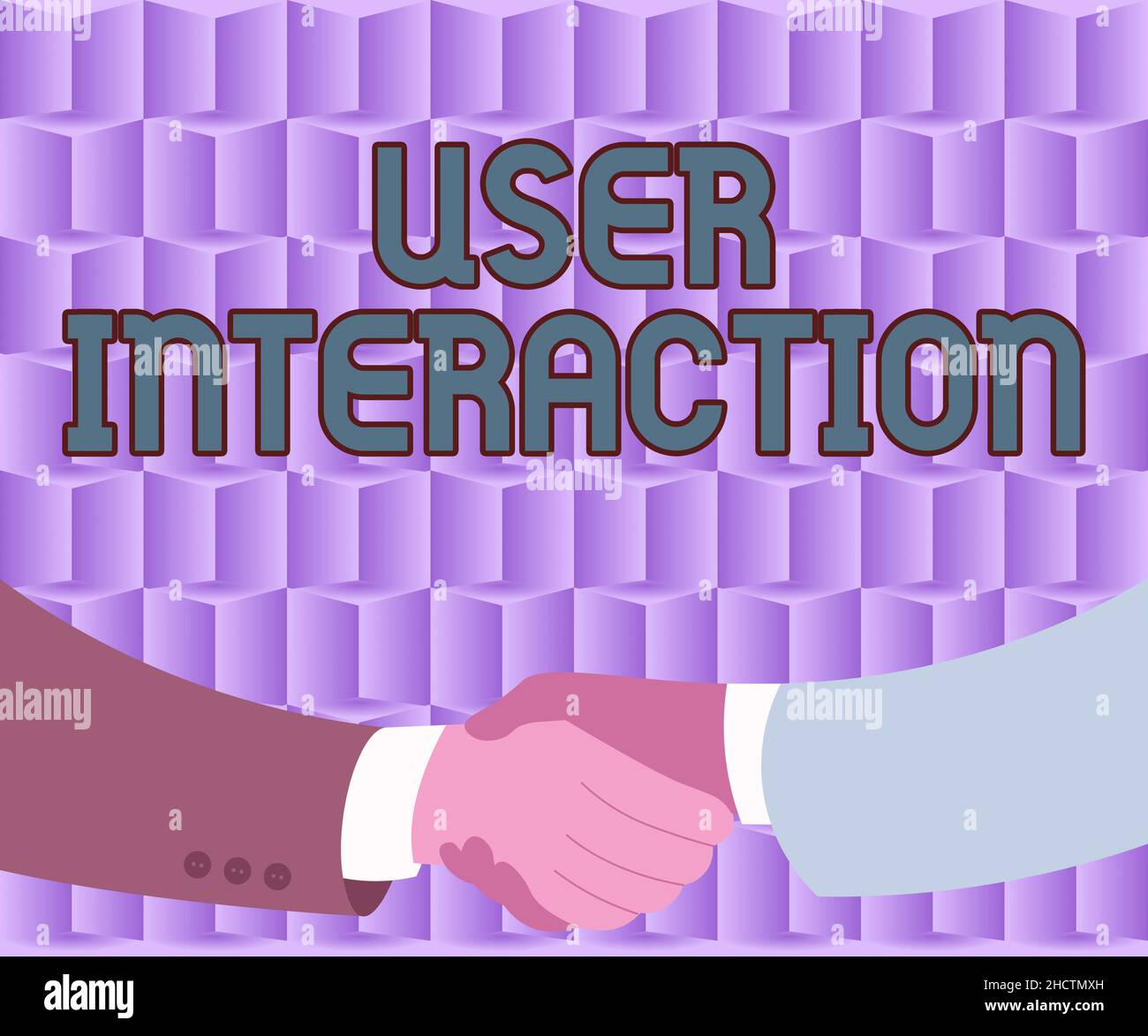 Conceptual display User Interaction. Business showcase how the customer ...