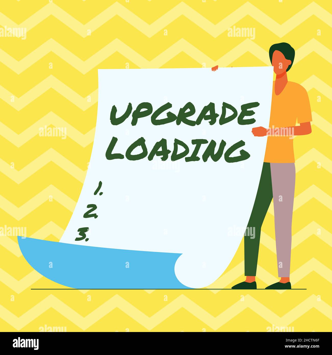 Conceptual display Upgrade Loading. Business showcase advancement of ...