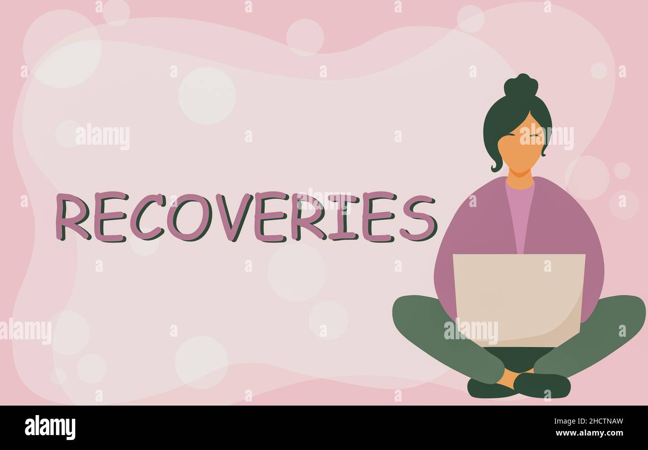 Conceptual caption Recoveries. Concept meaning process of regaining ...