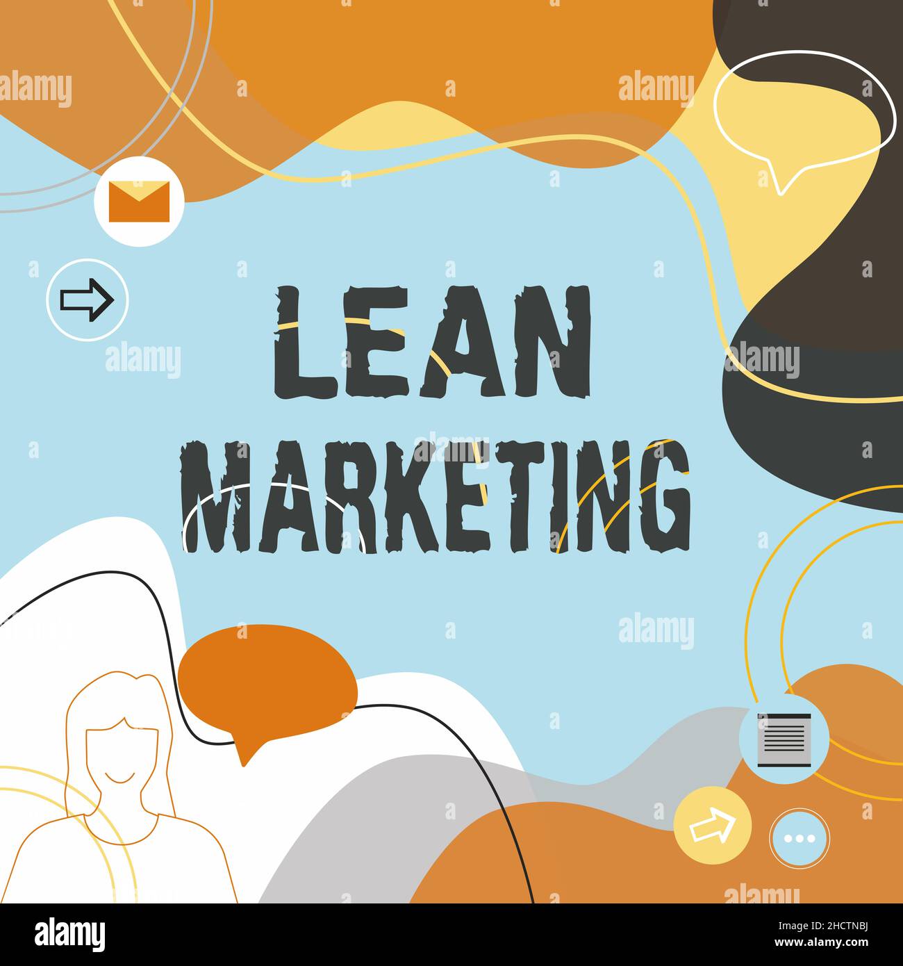 Sign displaying Lean Marketing. Conceptual photo in charge of testing ...