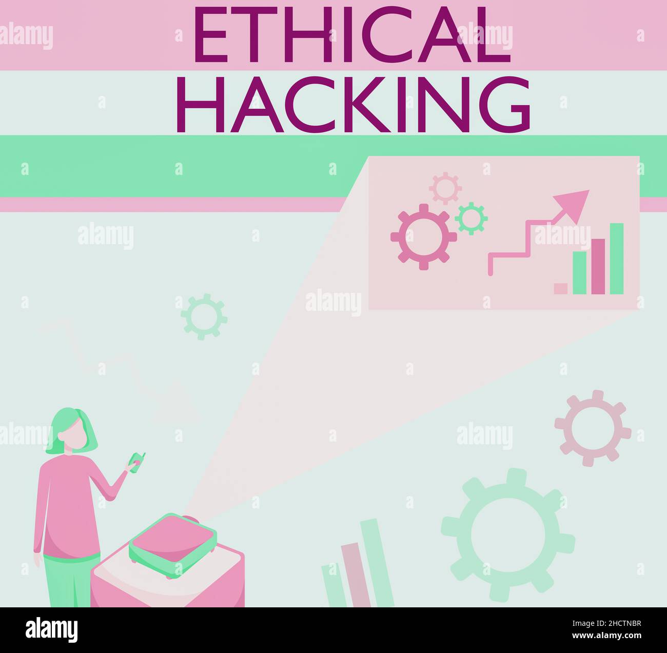 Sign displaying Ethical Hacking. Word Written on a legal attempt of ...