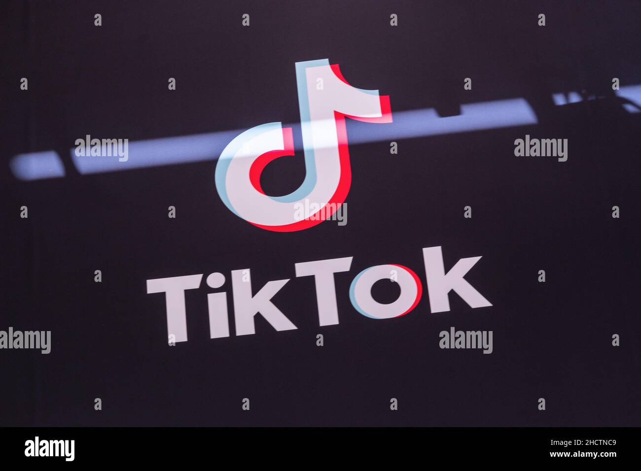 Tik Tok logo close-up. Tik Tok icon. tik tok application. Tiktok is a ...