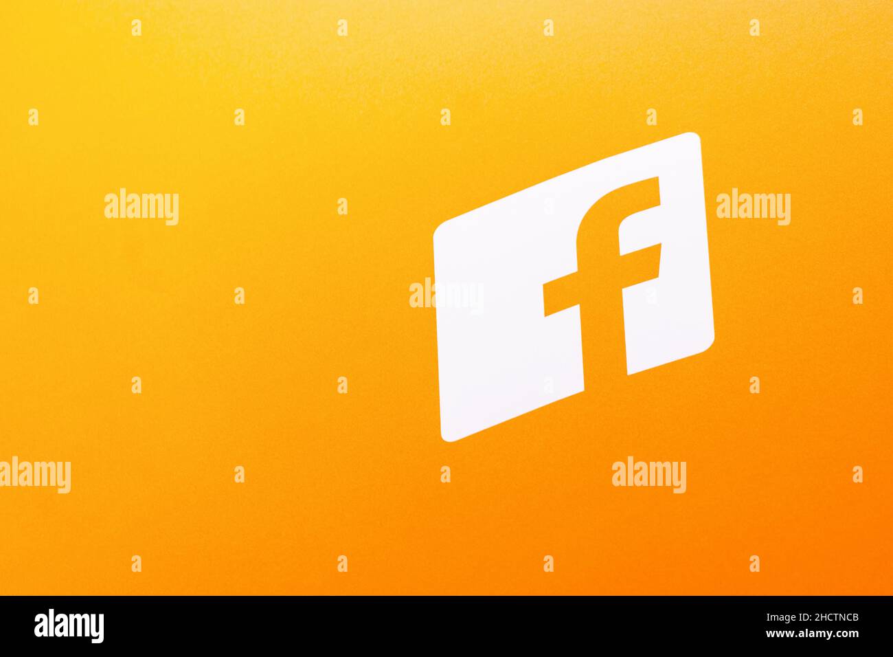 Facebook logo social media icon. Facebook is a popular social media ...