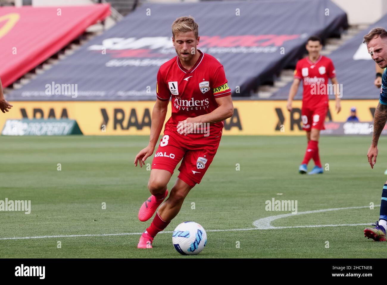 Adelaide, Australia, 1 January, 2022. Stefan Mauk of Adelaide United ...