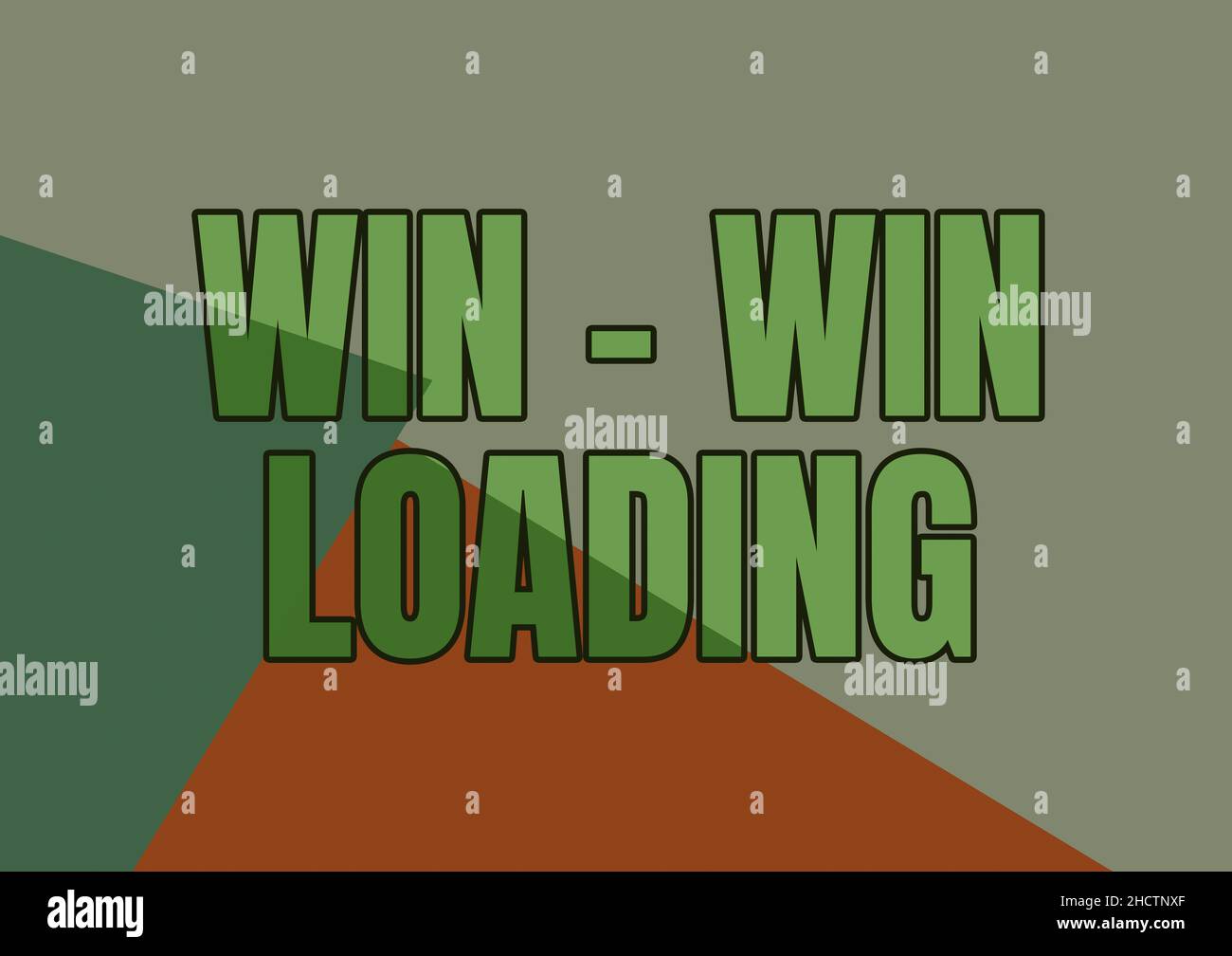 Inspiration showing sign Win win Loading. Business approach ...