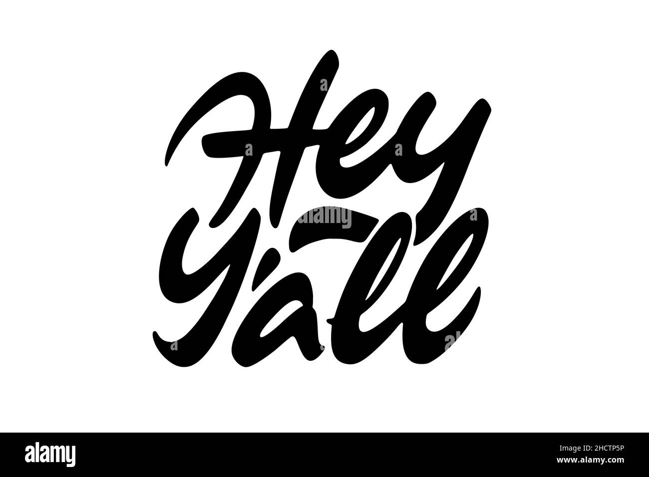 Hey Yall vector lettering Stock Vector Image & Art - Alamy