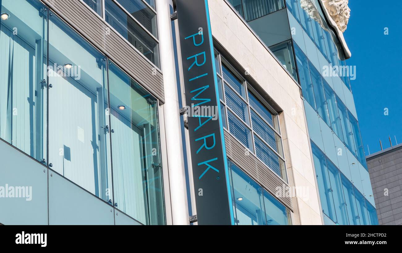Primark store with logo. Primark is an Irish clothing retailer ...