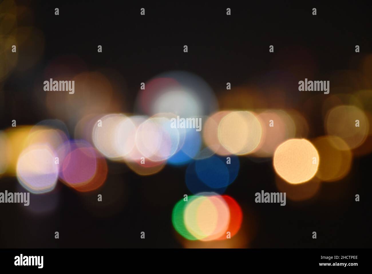 blurry light of building on river background and texture Stock Photo ...