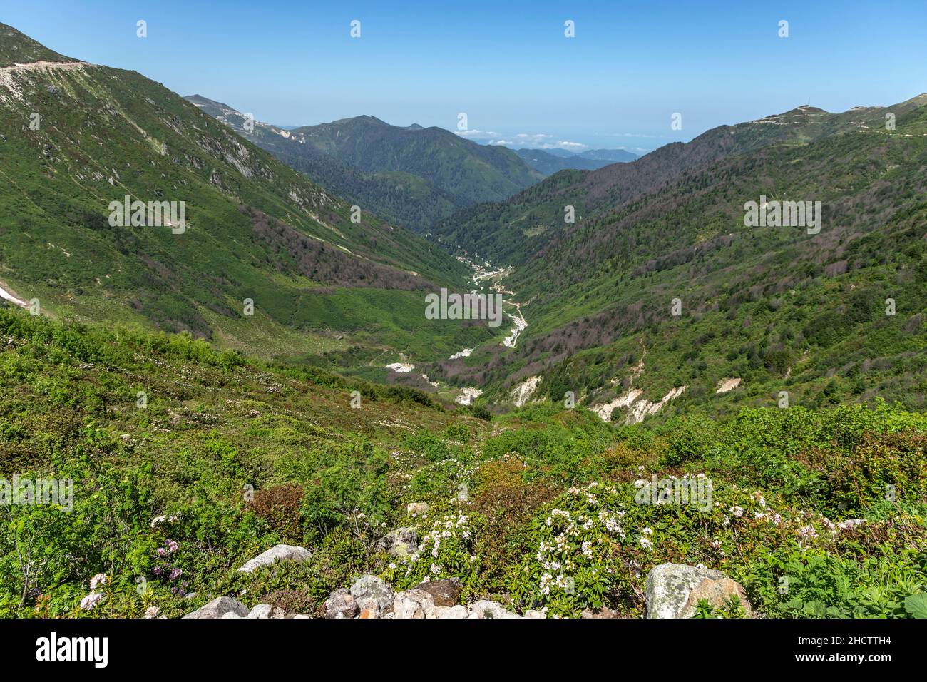 Stone houses in Altiparmak Mountains, Turkey Stock Photo - Alamy