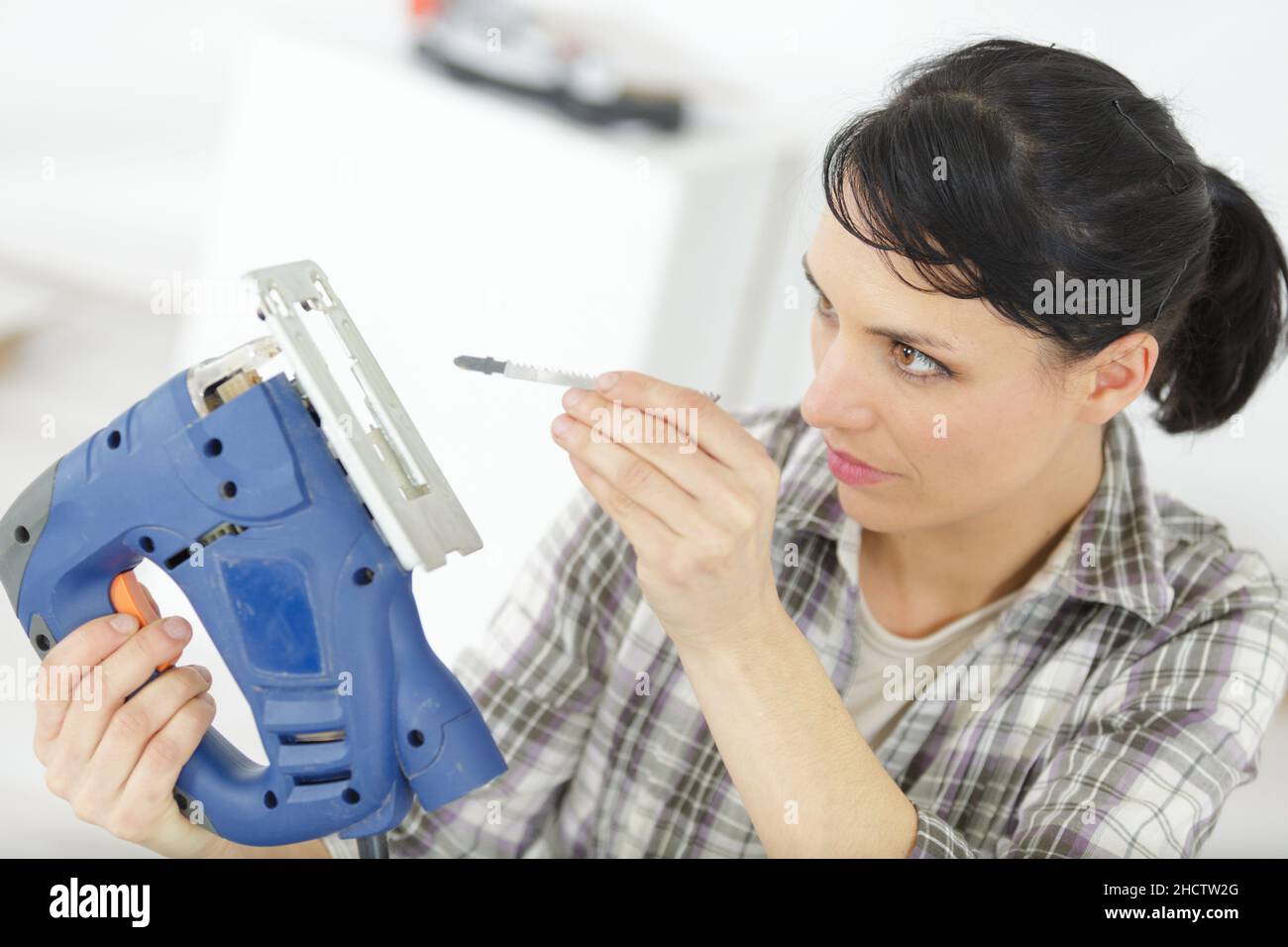 Two office workers photocopier hi-res stock photography and images - Alamy