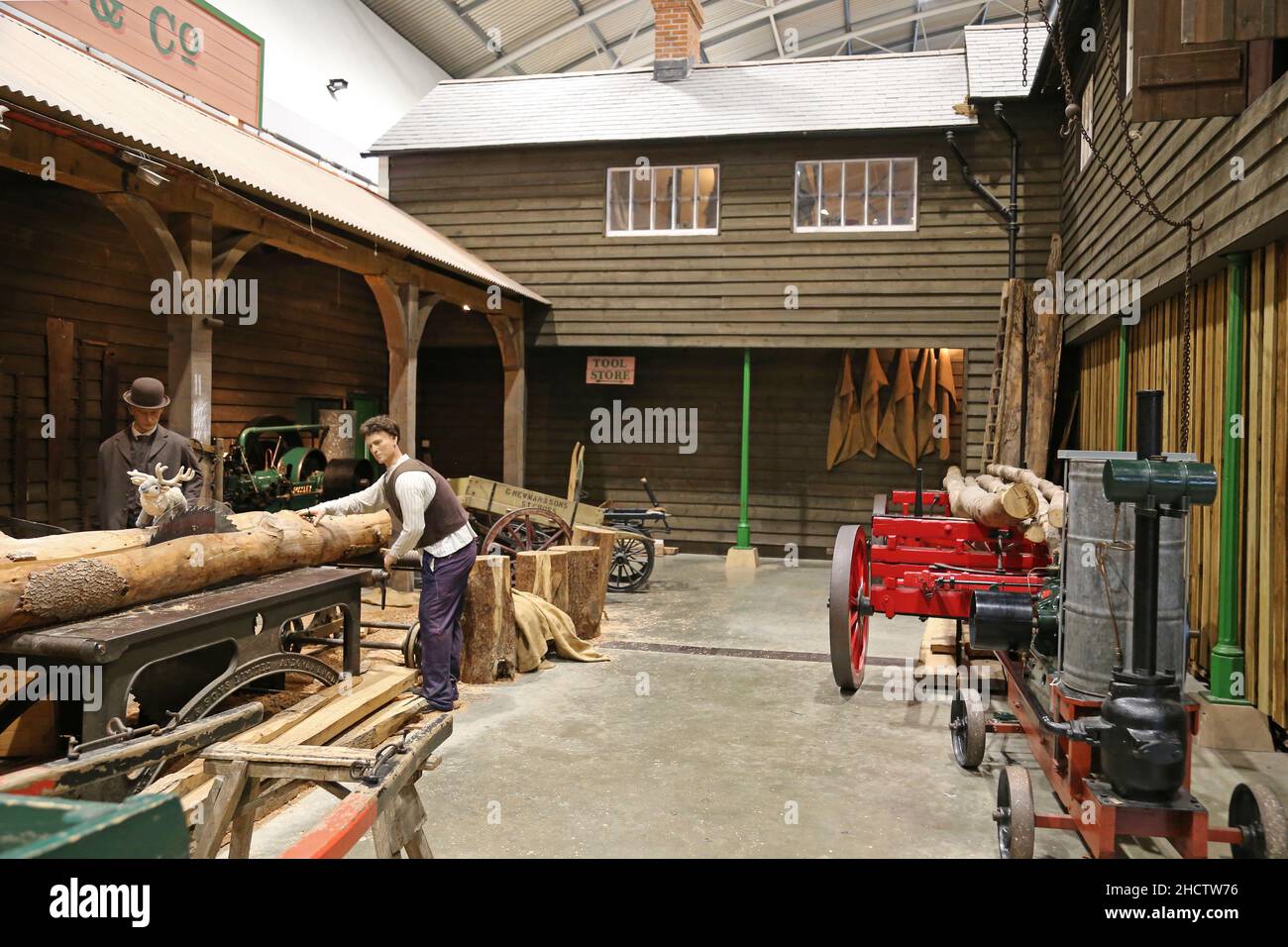 Victorian period saw mill, Milestones Museum of Living HIstory, Leisure ...