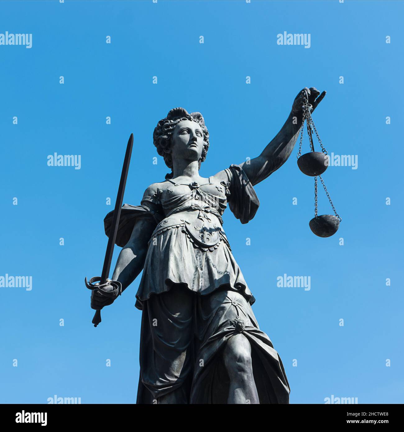 Lady justice statue in frankfurt hi-res stock photography and images ...