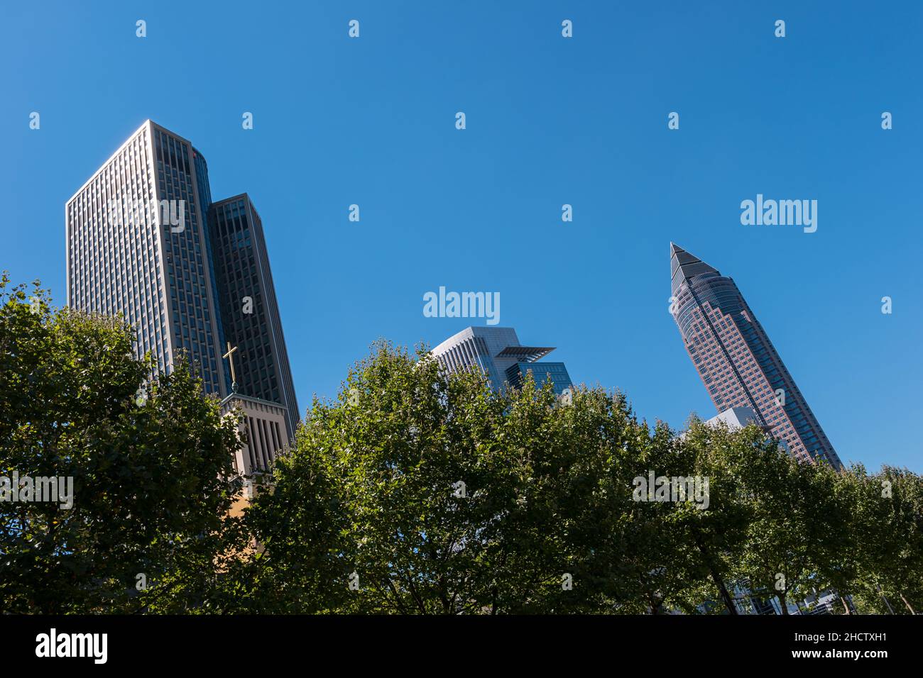 skyscraper building at Frankfurt Stock Photo - Alamy