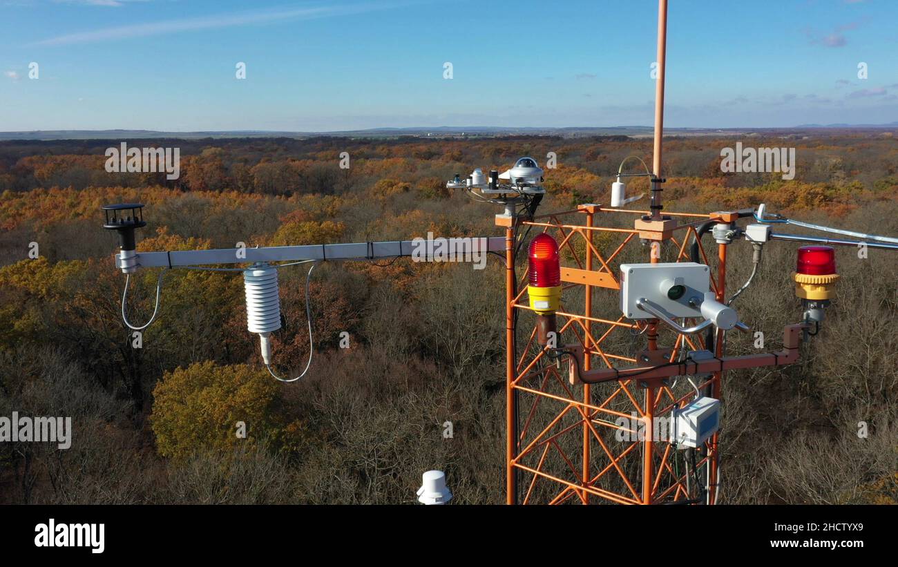 Sunshine pyranometer measurement incoming diffuse solar radiation, eddy ...