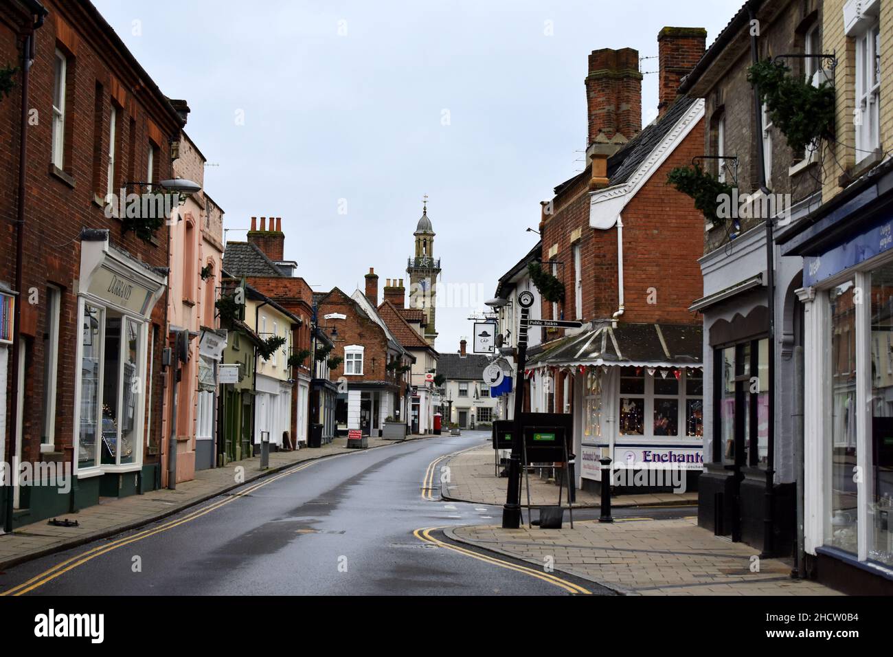 Ancient market town of Harleston,, Norfolk Stock Photo - Alamy