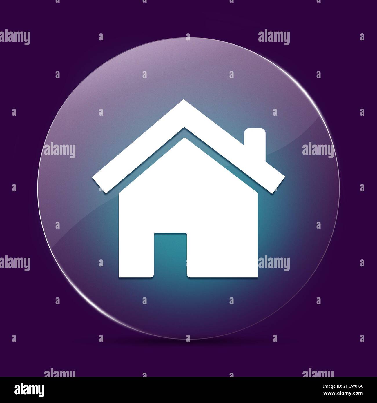 Home moonlight glass round button abstract on a dark purple abstract ...