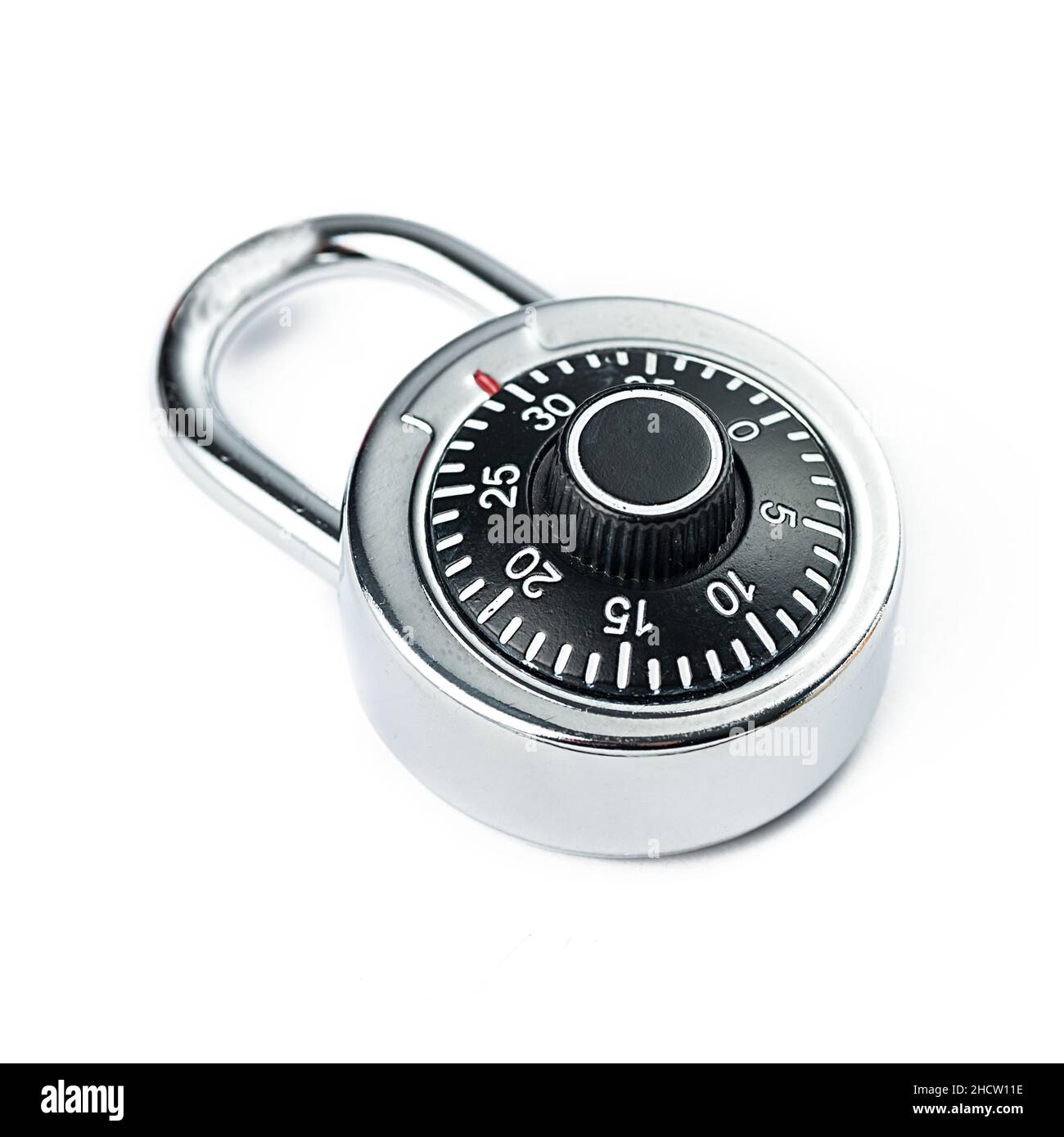 Combination padlock isolated on white background Stock Photo - Alamy