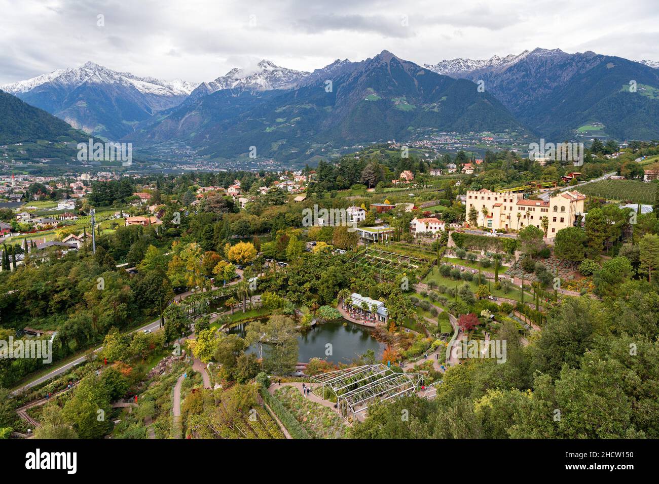 Botanical Garden Trauttmansdorff in Merano (Italy Stock Photo - Alamy