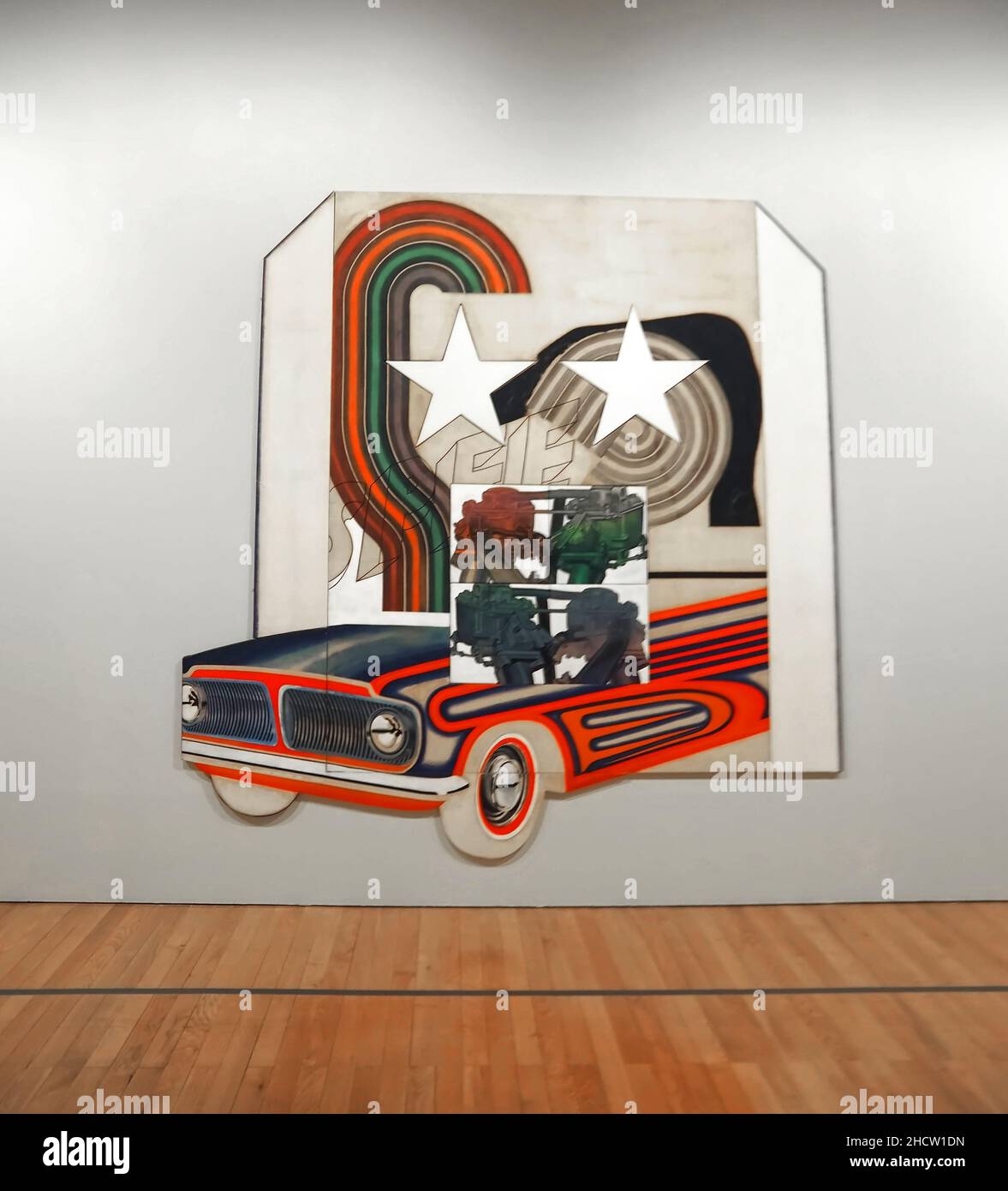Art collection of the art museum Museu Colecao Berardo in Lisbon with ...