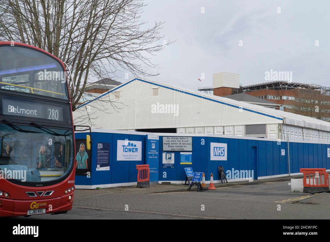 London, UK, 1 January 2022: A Nightingale surge hub is being ...