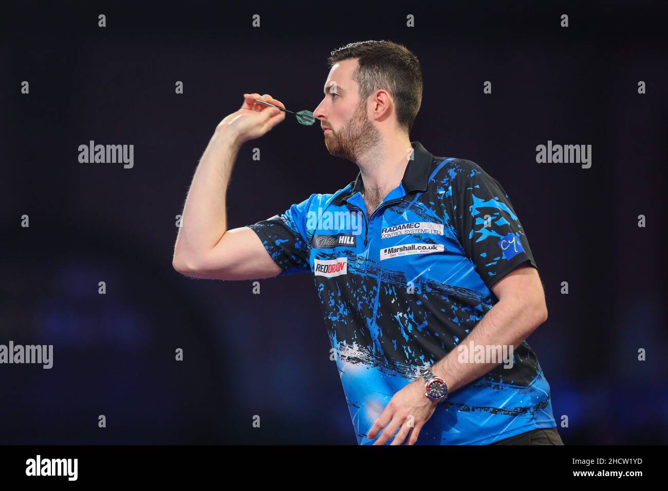 Alexandra palace darts luke humphries hi-res stock photography and ...