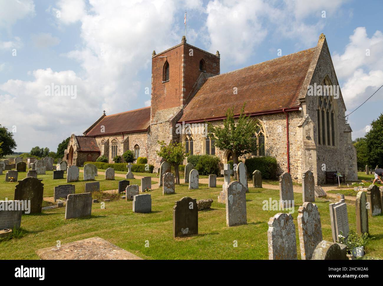 Village parish church of Saint Michael, Oulton Broad, Suffolk, England ...