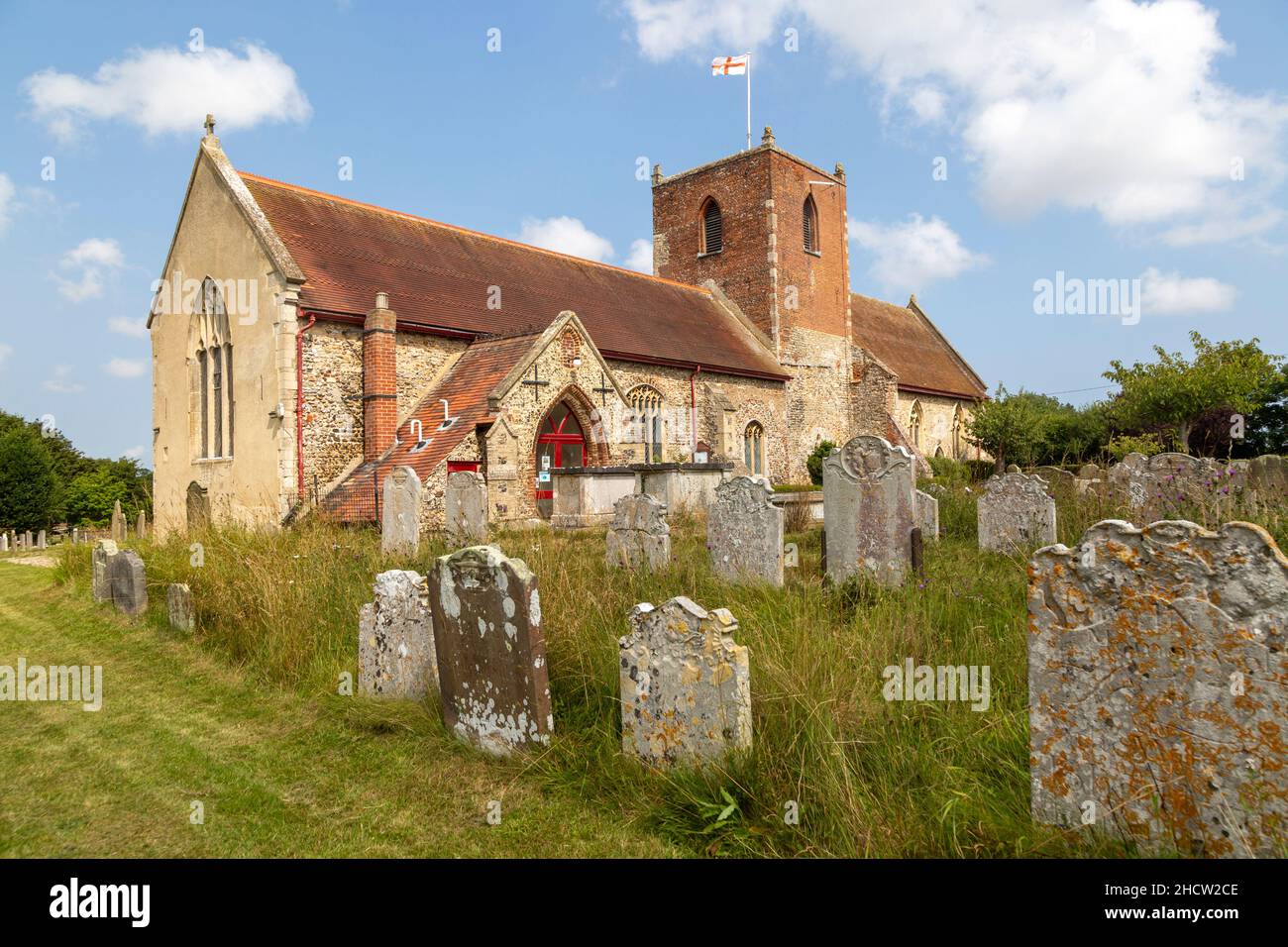 Village parish church of Saint Michael, Oulton Broad, Suffolk, England ...
