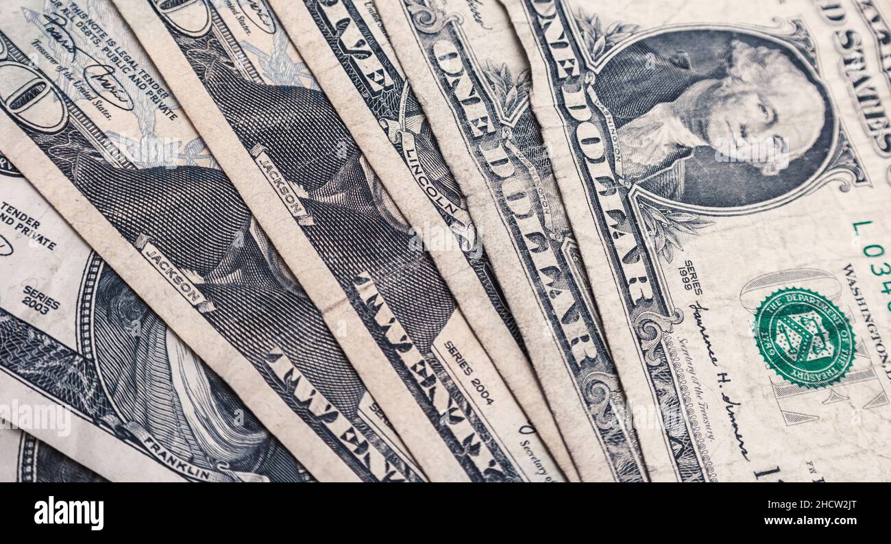 dollar banks note money background Stock Photo - Alamy