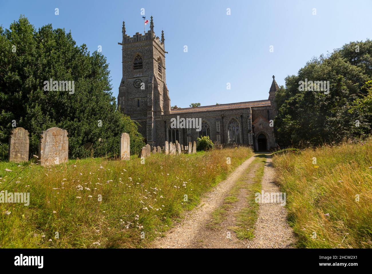 Village parish church of Saint Peter and Saint Paul, Wangford, Suffolk ...