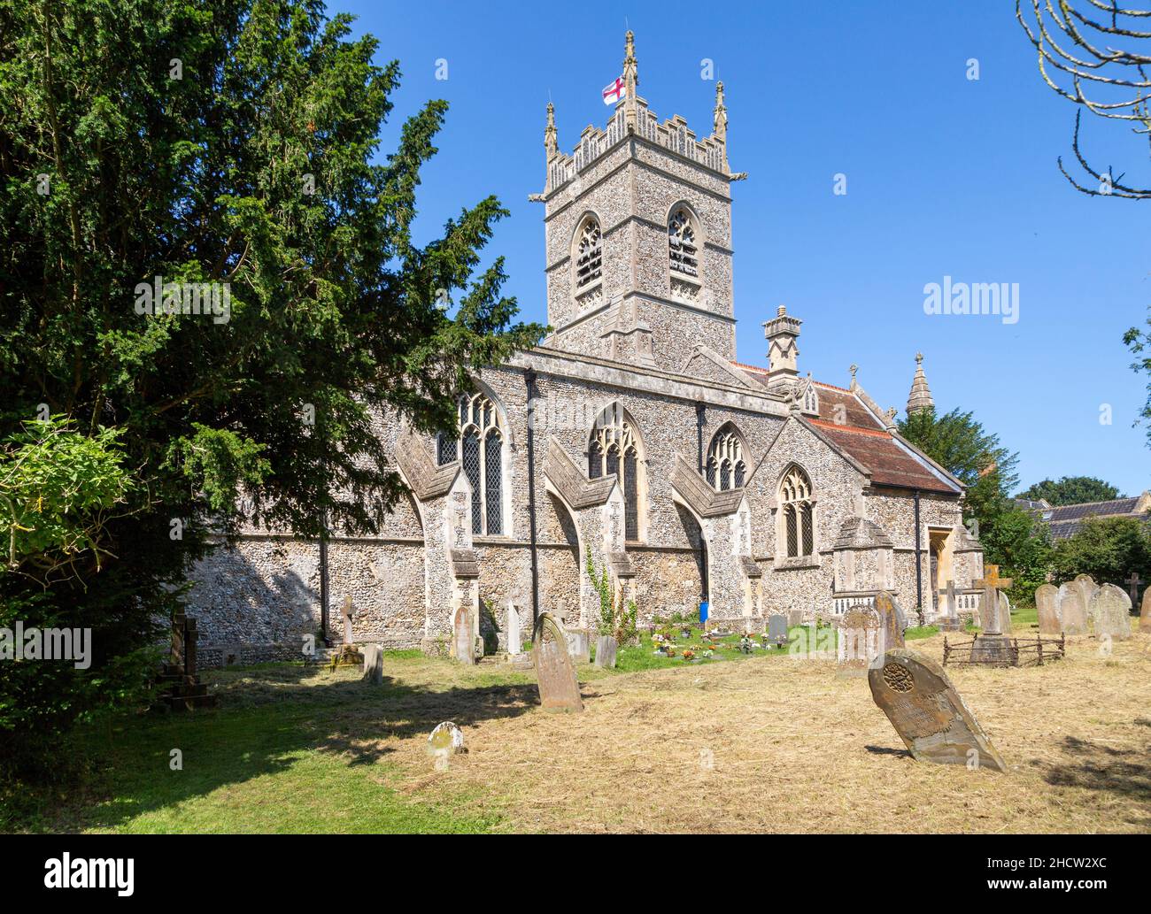 Village parish church of Saint Peter and Saint Paul, Wangford, Suffolk ...