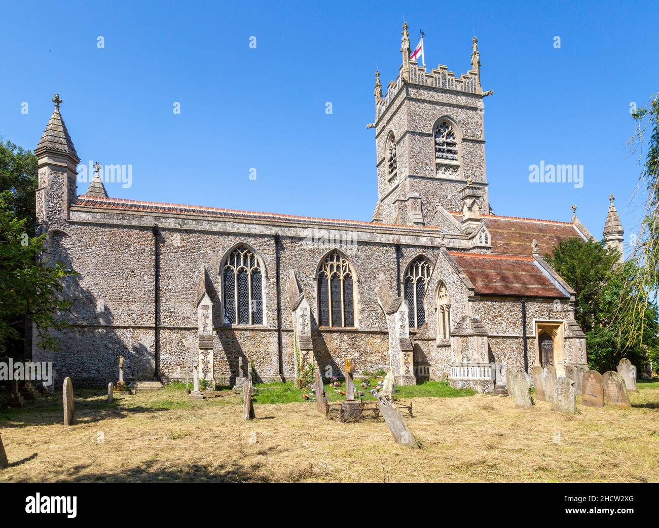 Village parish church of Saint Peter and Saint Paul, Wangford, Suffolk ...