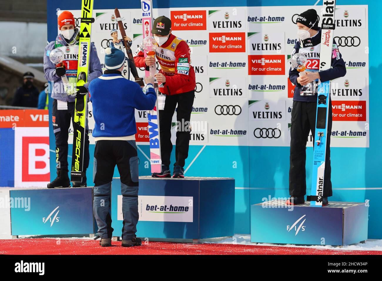 Garmisch Partenkirchen, Germany. 01st Jan, 2022. Garmisch-Partenkirchen ...