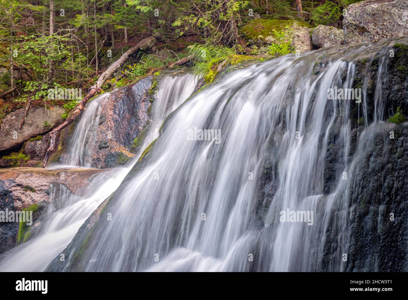 Katahdin Stream falls, Baxter State Park, Maine Stock Photo - Alamy