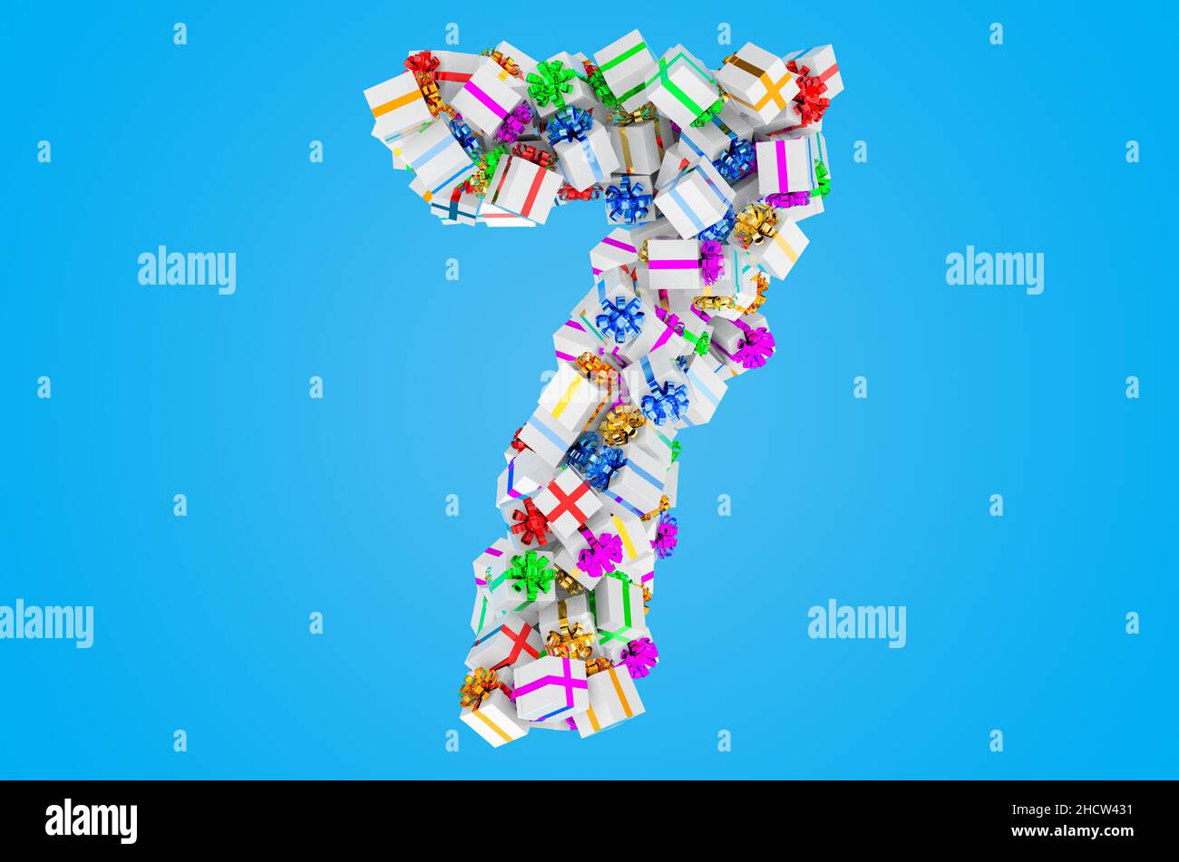 Number from ribbon greeting hi-res stock photography and images - Alamy