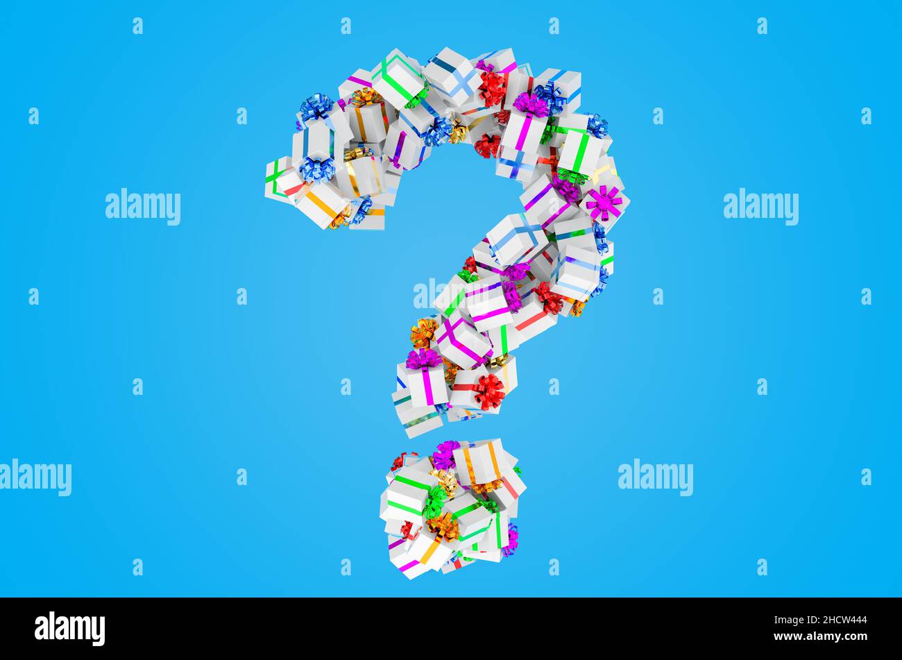 Gift box with question symbol hi-res stock photography and images - Alamy