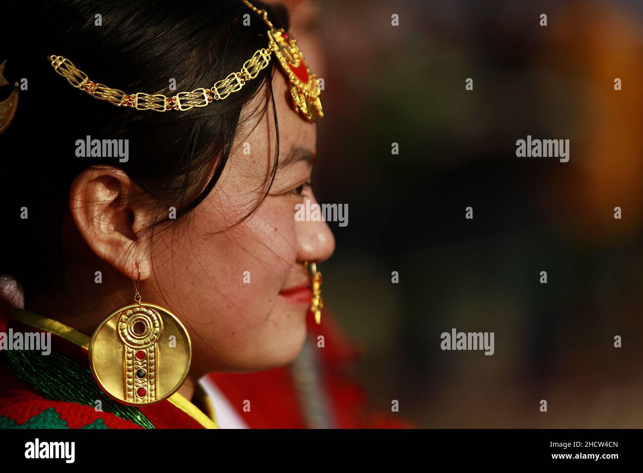 Bhaktapur, Bagmati, Nepal. 1st Jan, 2022. Locals clad in their ...