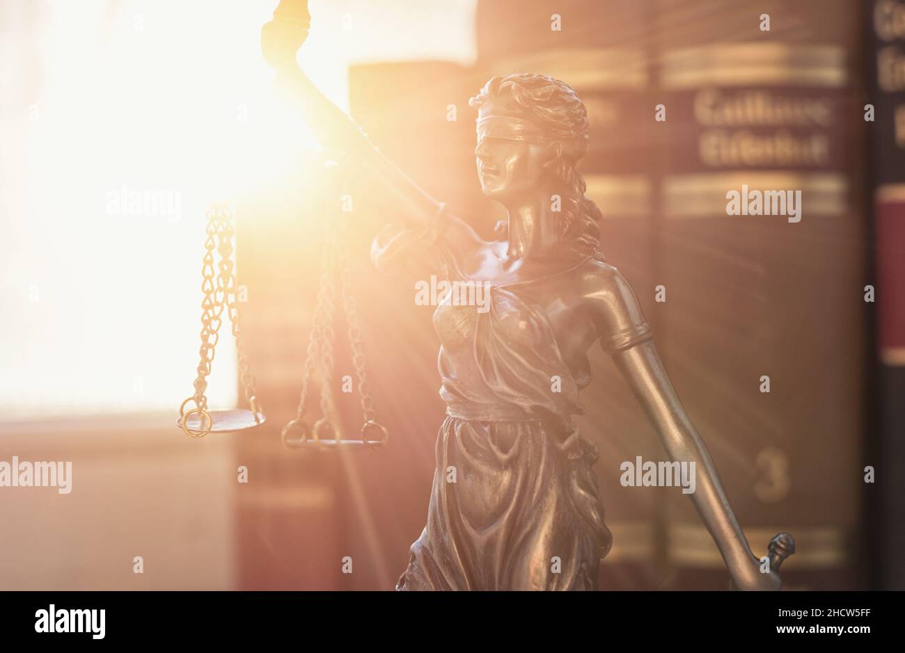 Justitia bronze sculpture law hi-res stock photography and images - Alamy