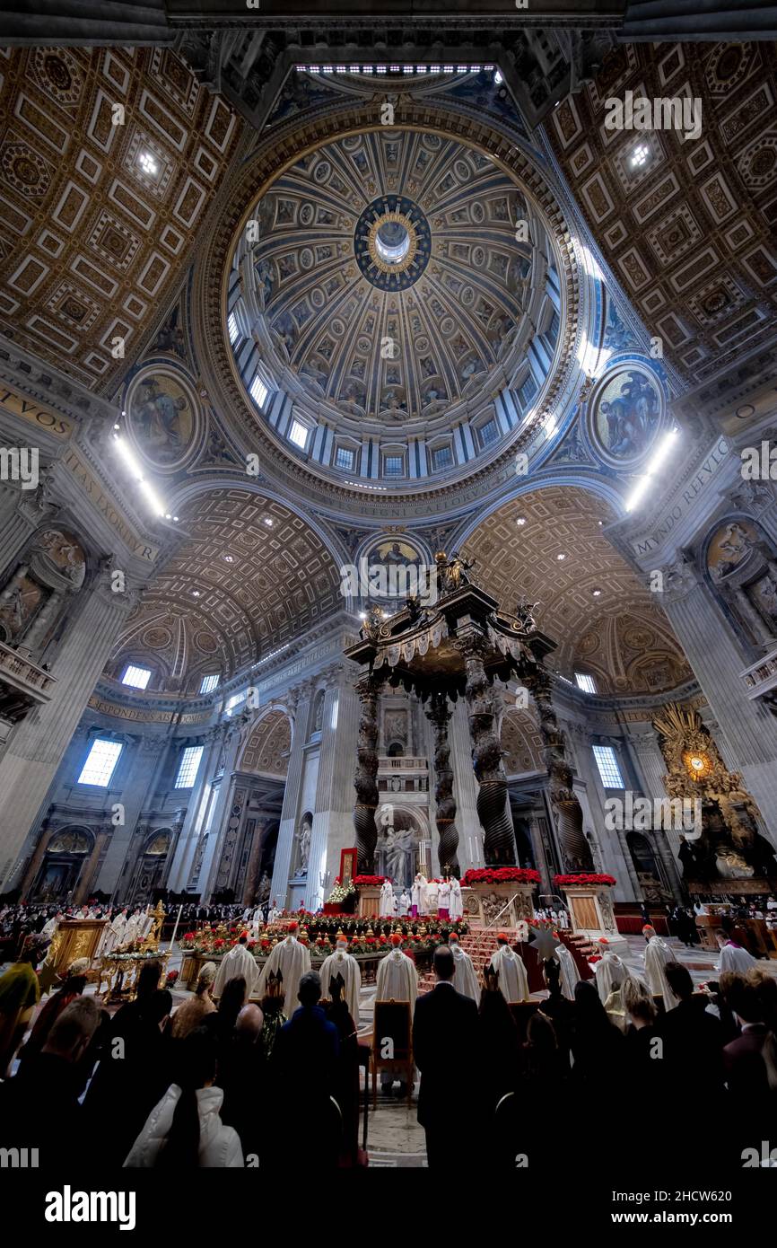 Vatican. 01st Jan, 2022. January 1, 2022, Rome, Vatican City State ...