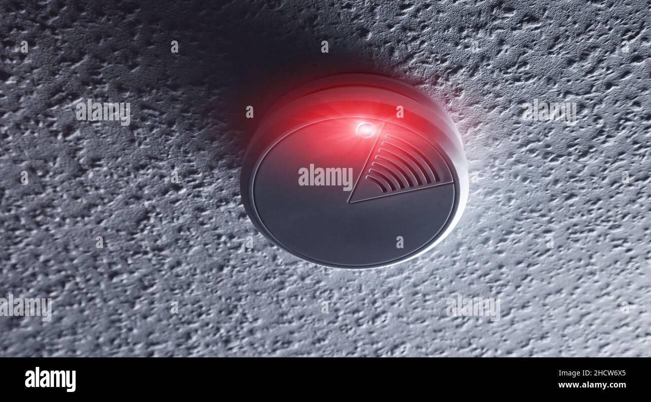 Warning alarm security light home hi-res stock photography and images ...