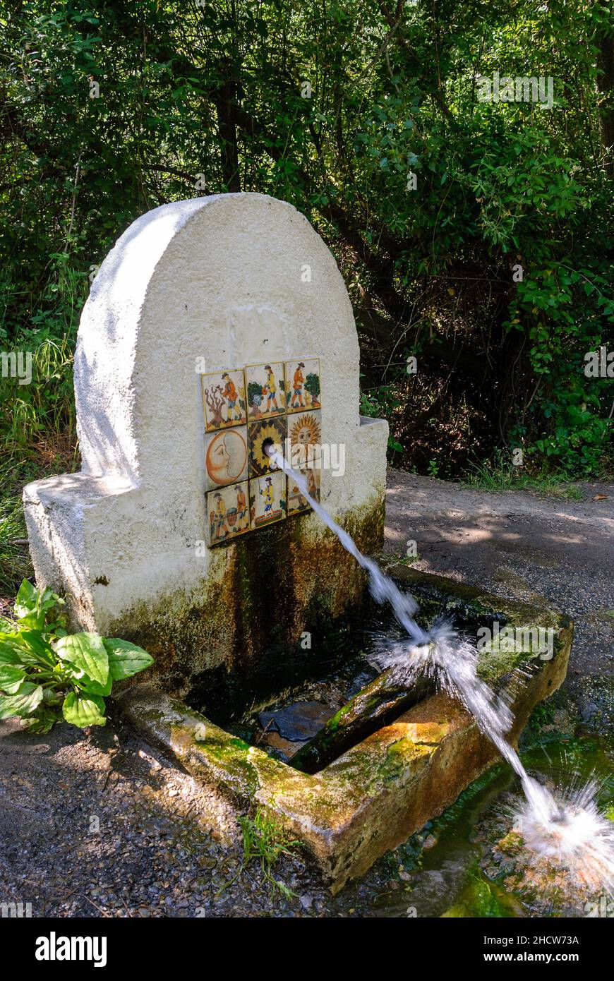 Europe, Spain, Andalucia, Las Alpujarras, La Taha, Ferreirola. Village ...